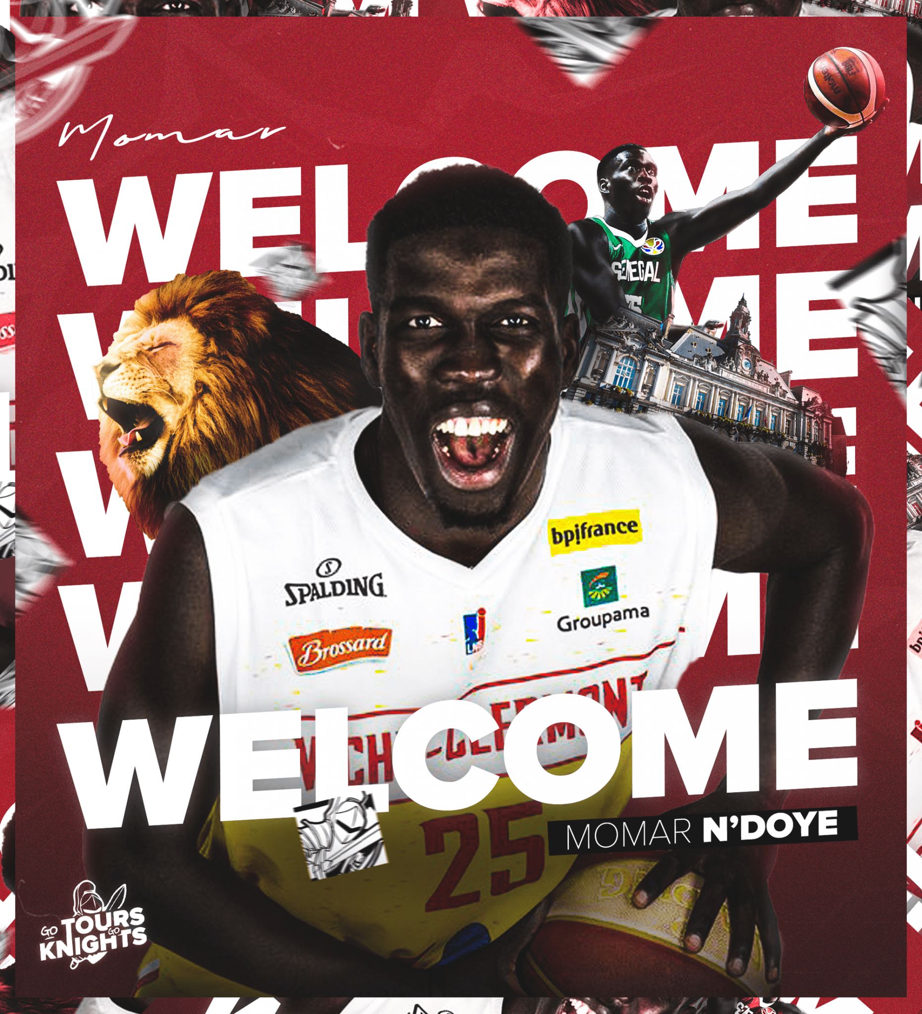 Momar N'Doye s'engage avec le Tours Métropole Basket - TMB | TMB