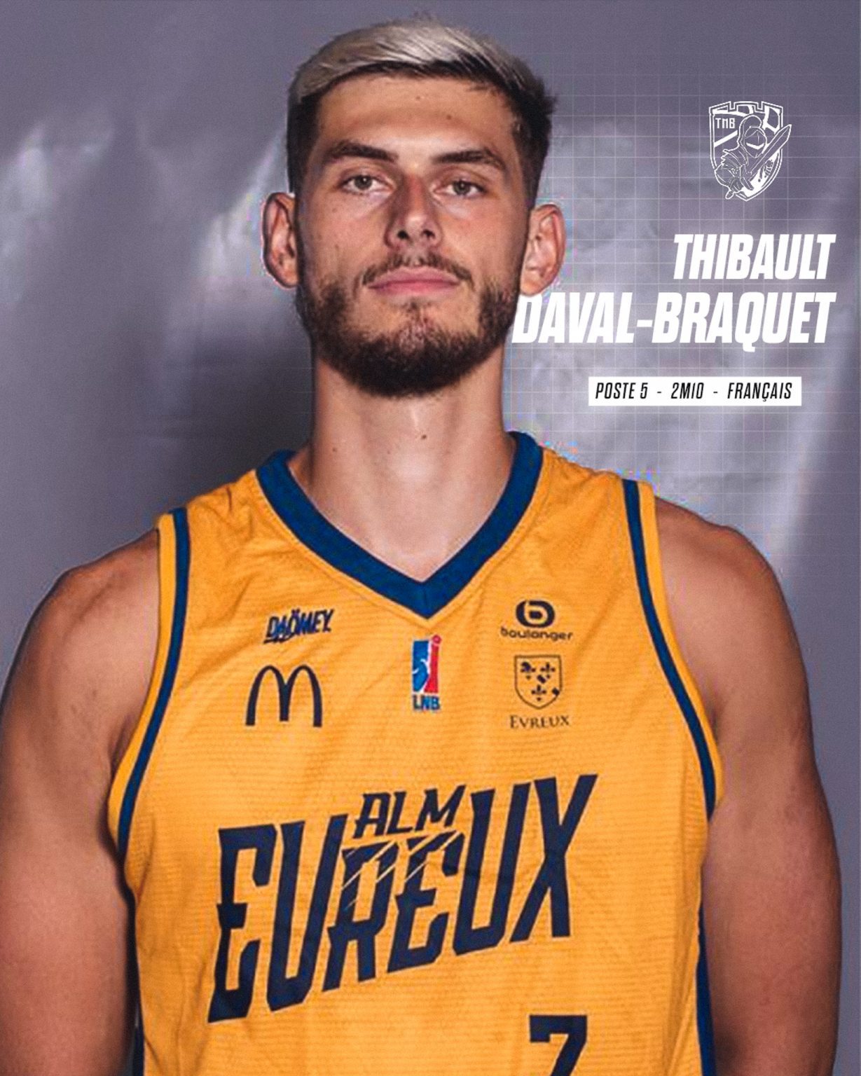 Thibault Daval-Braquet renforce les Knights ! - TMB | TMB